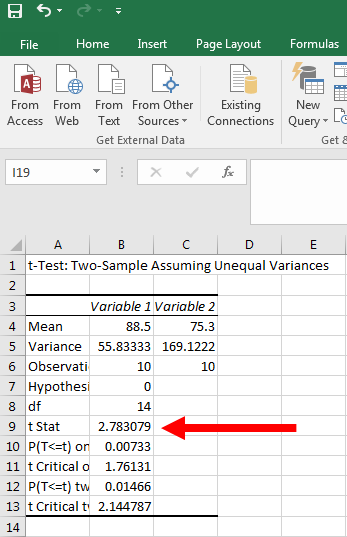 How to Perform a Two-Sample T-Test in Excel – Dr. Matt C. Howard