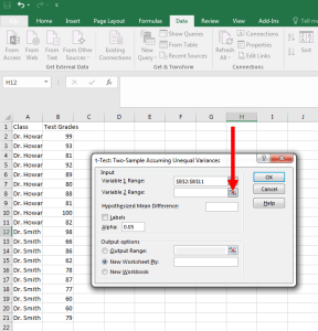 How to Perform a Two-Sample T-Test in Excel – Dr. Matt C. Howard