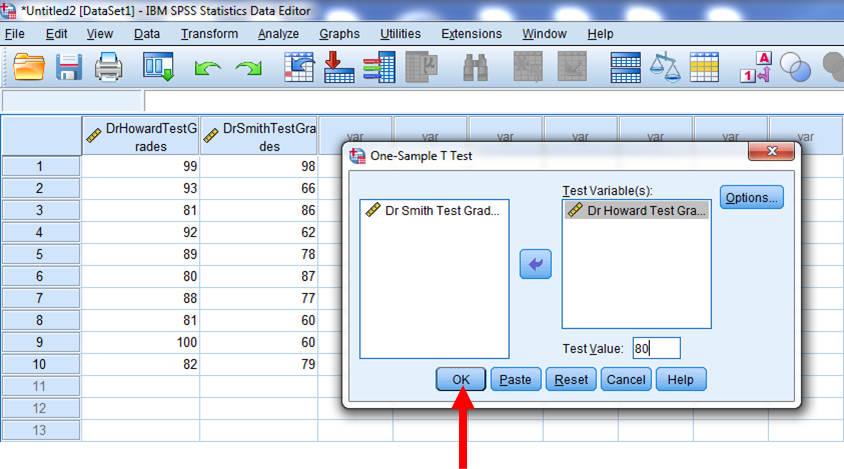 One-Sample T-Test in SPSS – Dr. Matt C. Howard