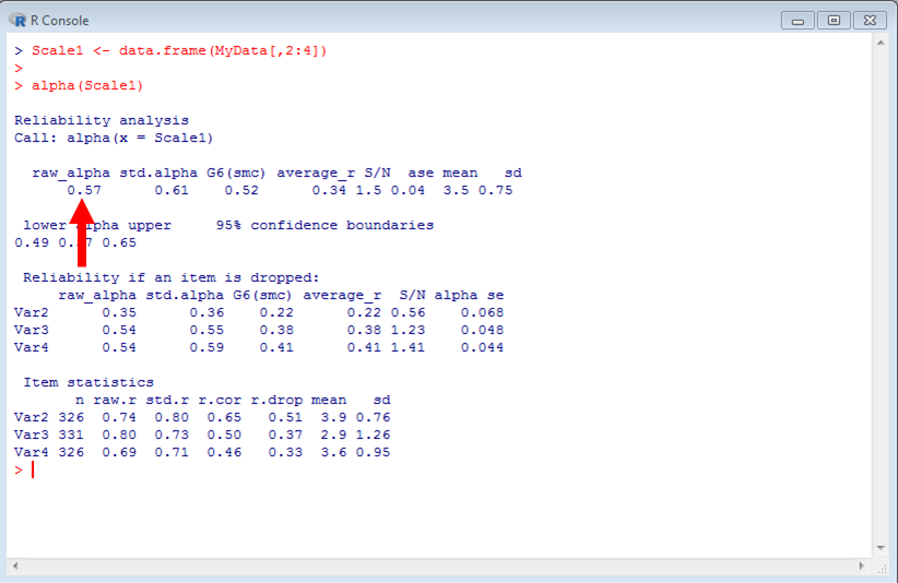 Calculating Cronbach’s Alpha in R – Dr. Matt C. Howard