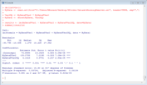 Quadratic Regression in R – Dr. Matt C. Howard