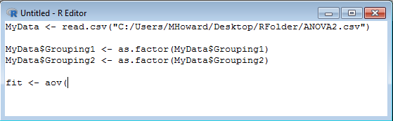 Two-Way ANOVA in R – Dr. Matt C. Howard