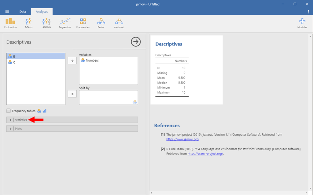 Descriptive Statistics in Jamovi – Dr. Matt C. Howard