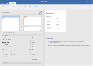 Descriptive Statistics in Jamovi – Dr. Matt C. Howard